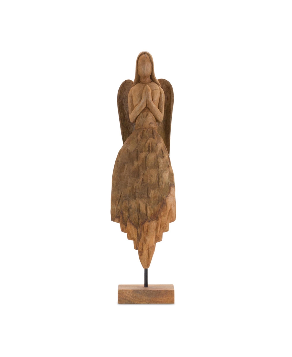 Click here for Slickblue Angel 22.5H Wood - Brown prices
