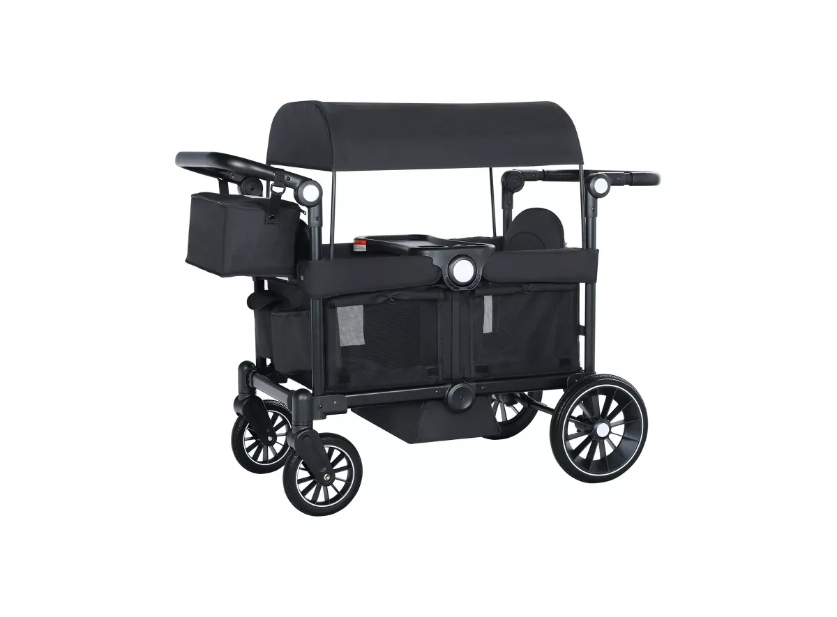 Click here for Kinder King Baby Wagon Stroller for Two with Adjus... prices