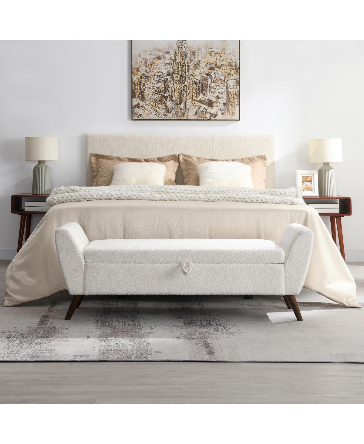 Click here for Streamdale Furniture 60 Storage Bench Width Wood L... prices