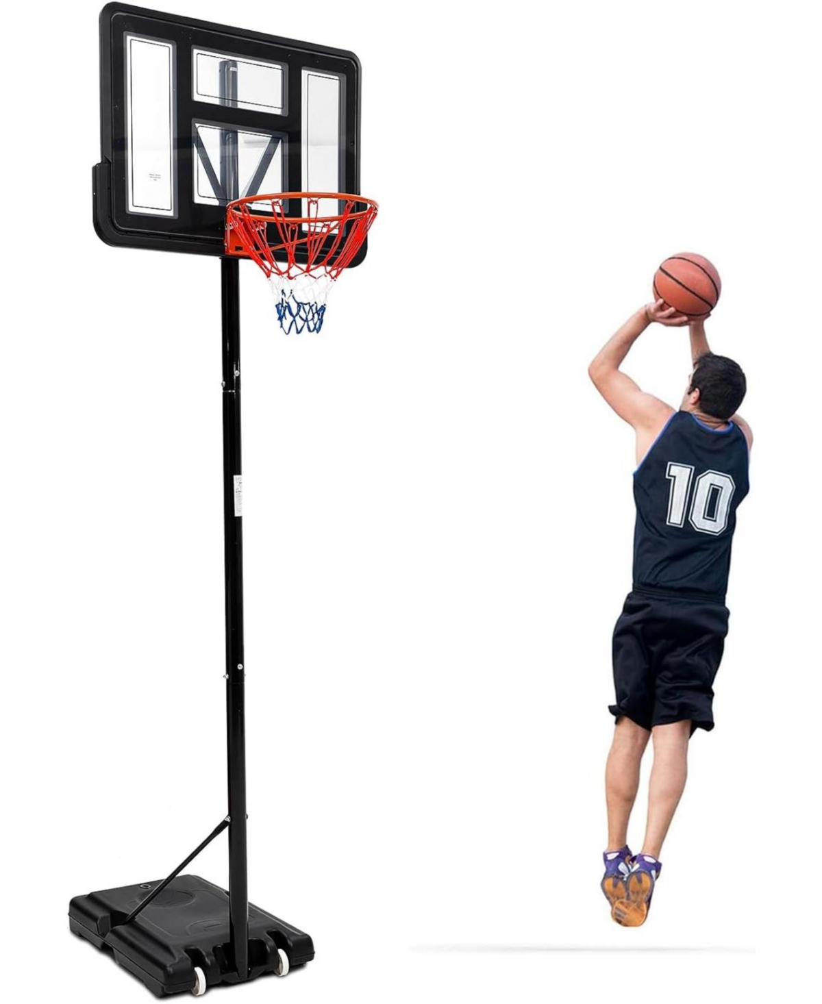 Click here for Xo Portable Basketball Hoop for Kids and Adults  A... prices