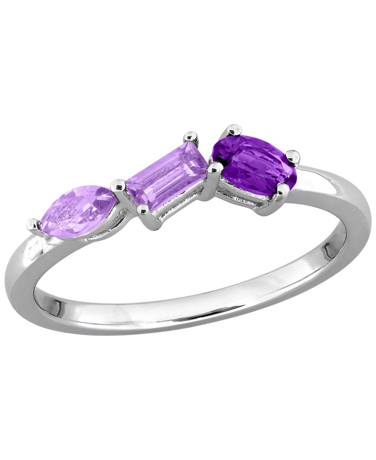 Click here for Macys Amethyst (5/8 ct. t.w.) Ring in Sterling Sil... prices
