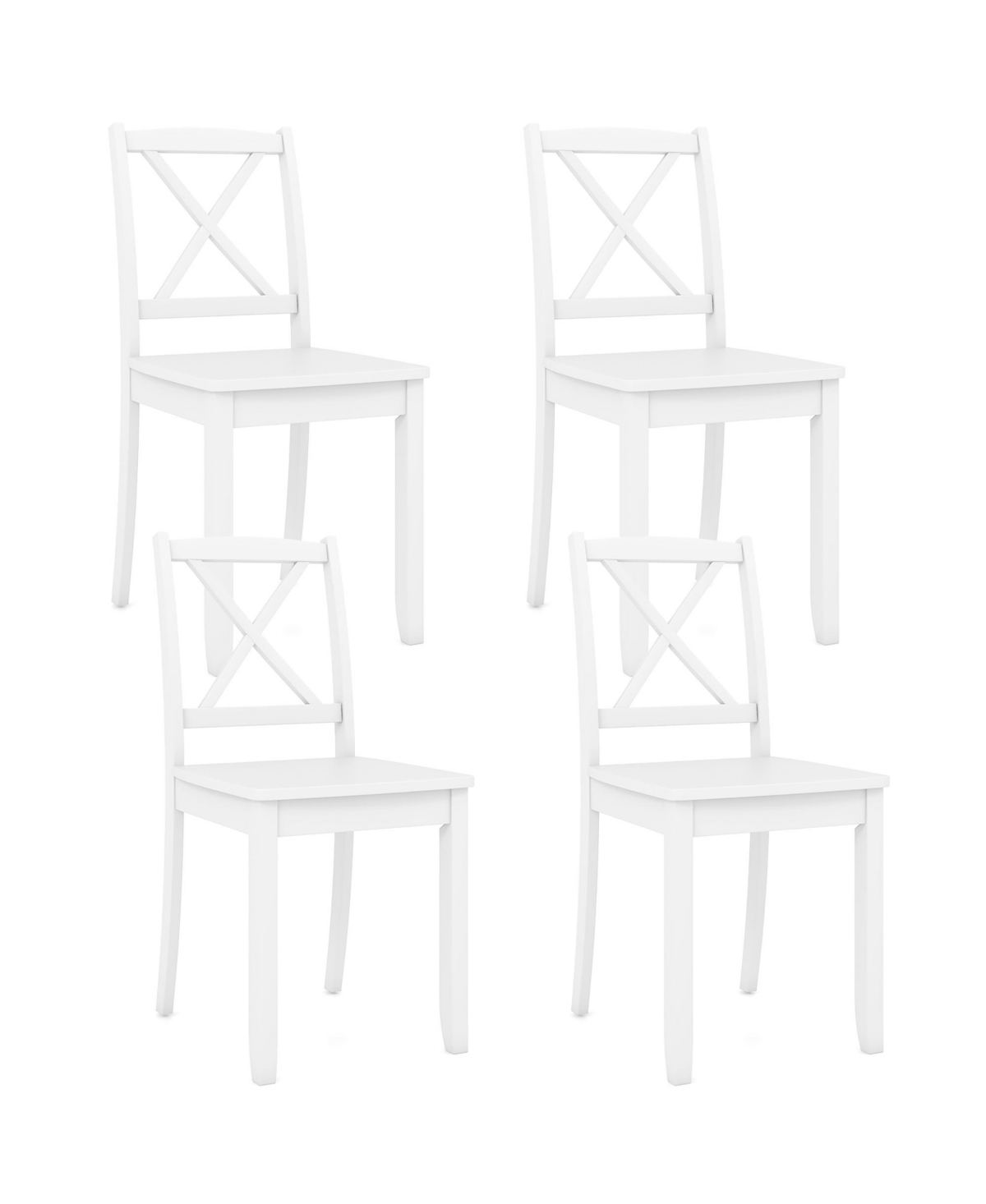 Click here for Gymax Dining Chair Set of 4 Kitchen Side Chairs Wi... prices