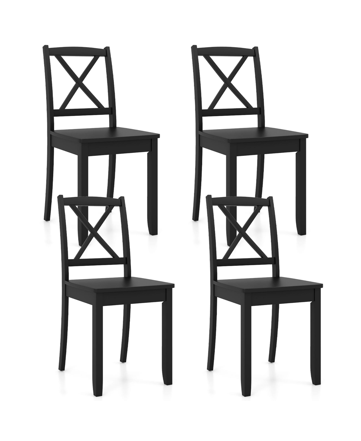 Click here for Gymax Dining Chair Set of 4 Kitchen Side Chairs Wi... prices