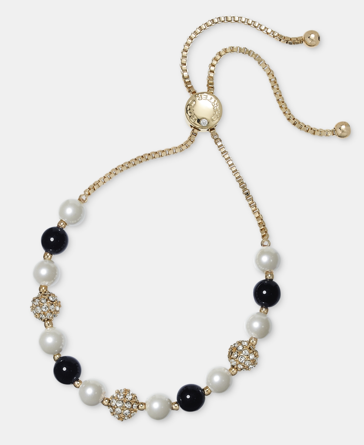 Click here for Charter Club Glass Pearl and Bead Slider Bracelet... prices