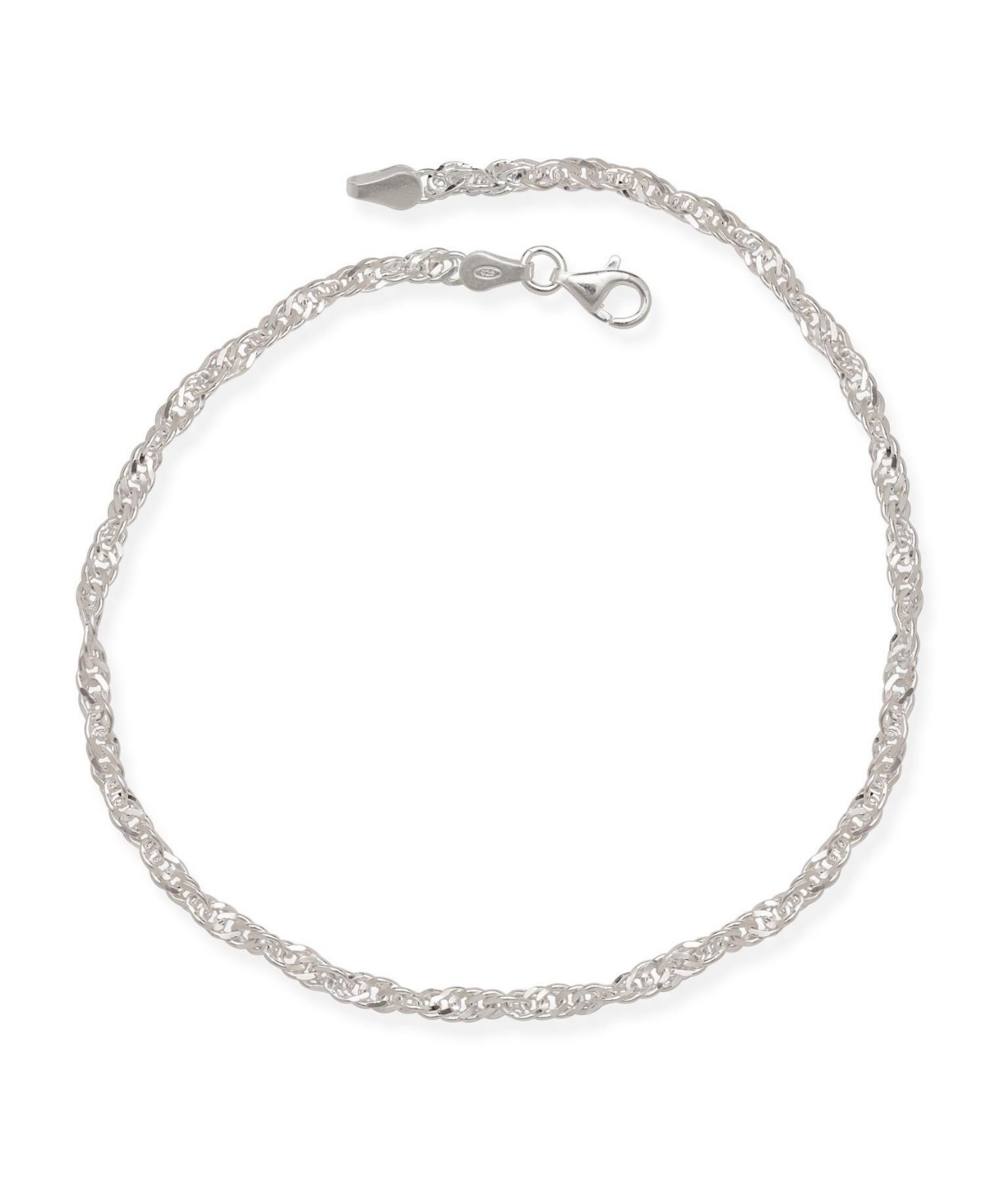 Click here for Curata Jewelry 925 Sterling 10 Inch 4mm Sparkle-Cu... prices