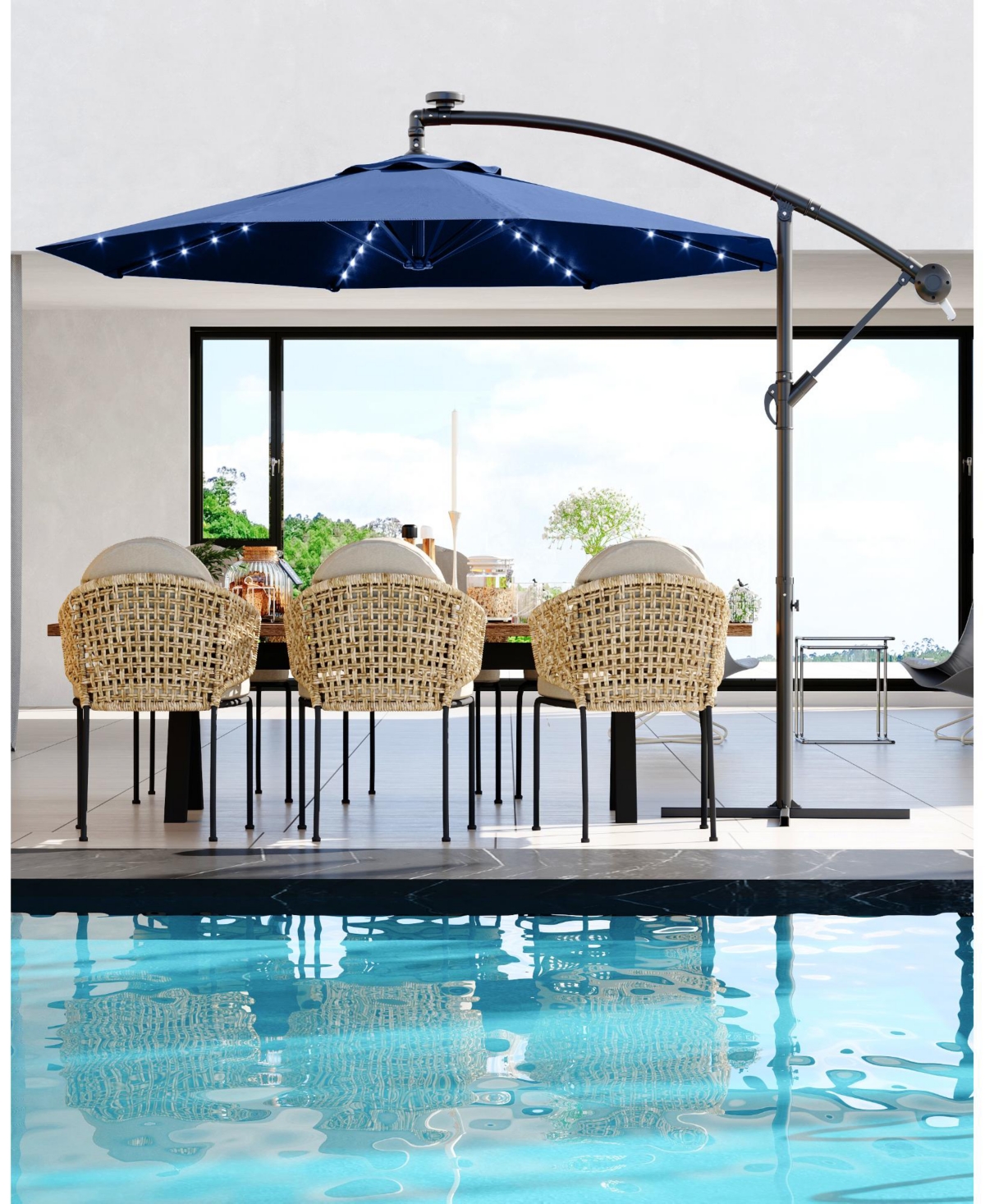Click here for gaomon 10Feet Uv-Resistant Offset Patio Umbrella w... prices