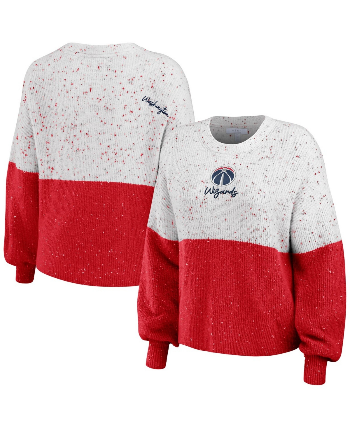 Click here for Wear by Erin Andrews Womens White/Red Washington W... prices