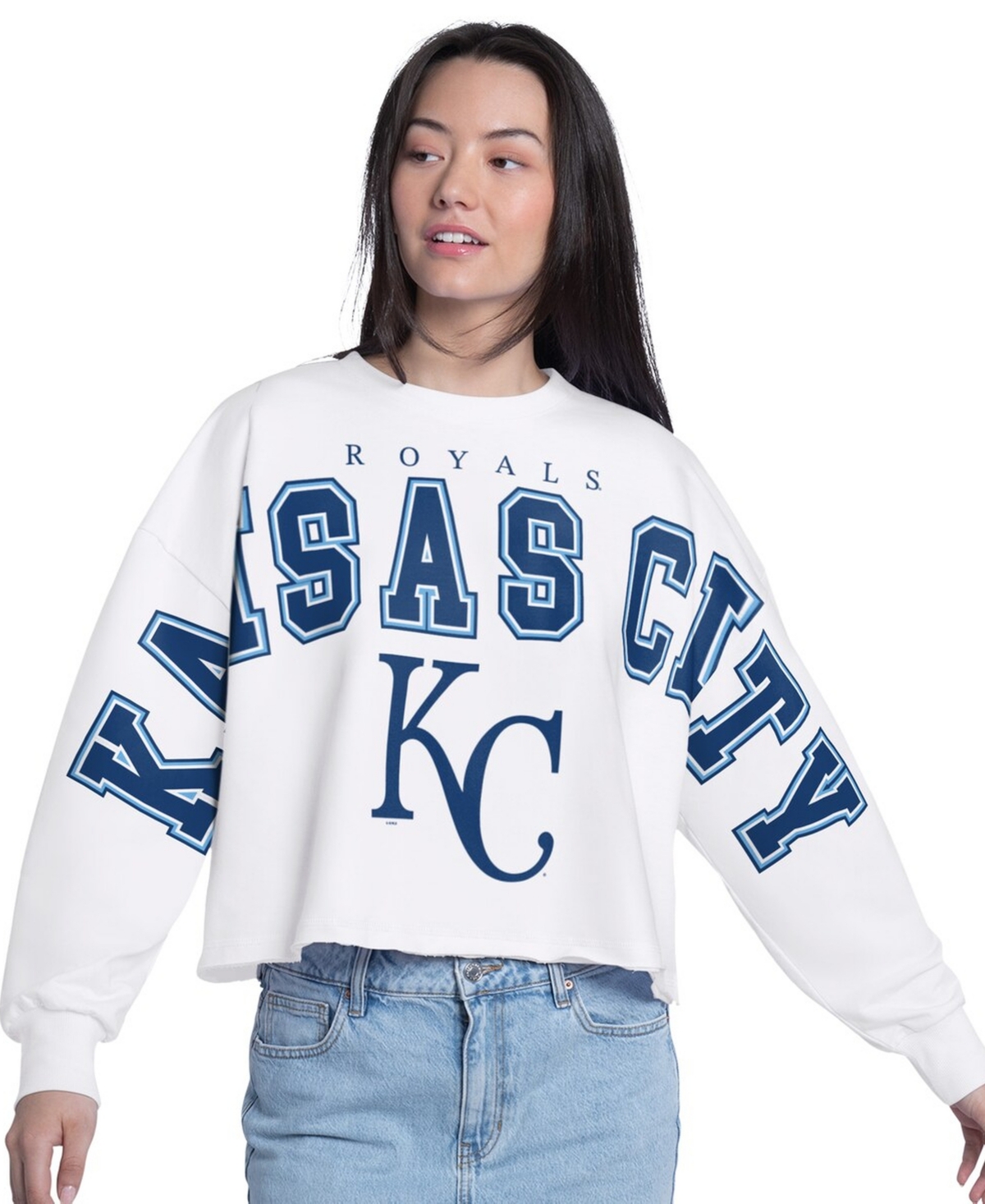 Click here for G-iii 4Her by Carl Banks Womens White Kansas City... prices