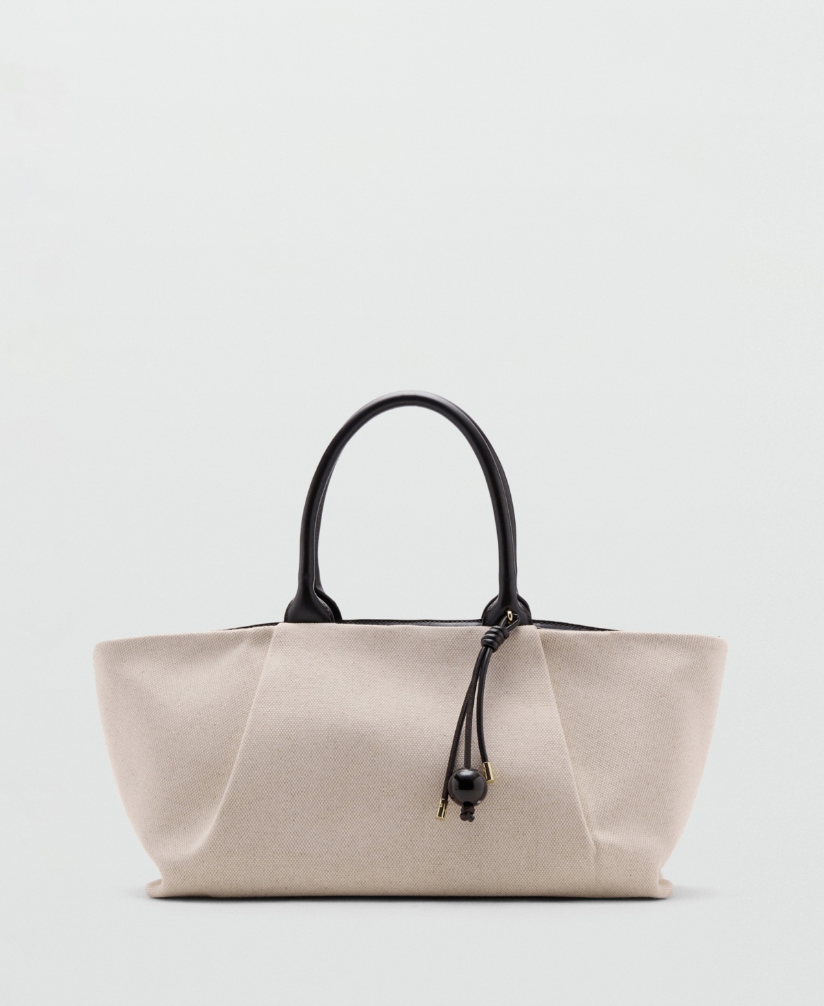 Click here for Mango Womens Canvas Tote Bag - Black prices