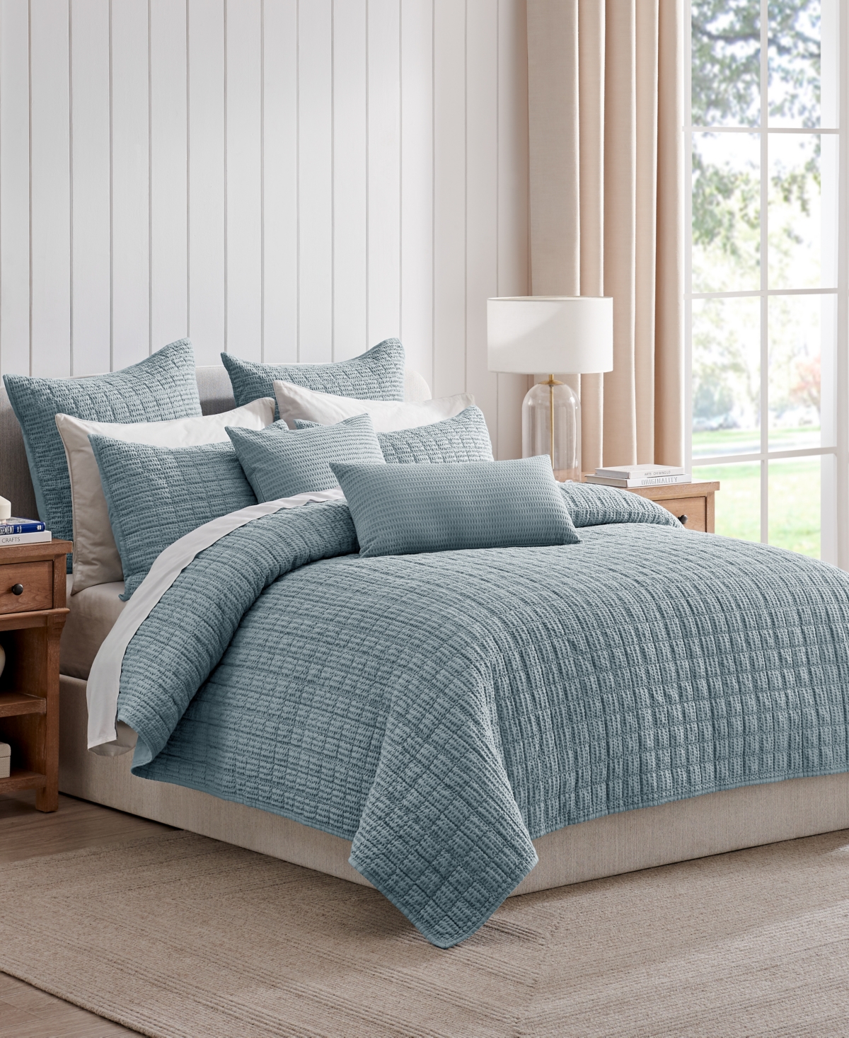 Click here for Levtex Cloud Waffle Textured 2-Pc. Quilt Set  Twin... prices
