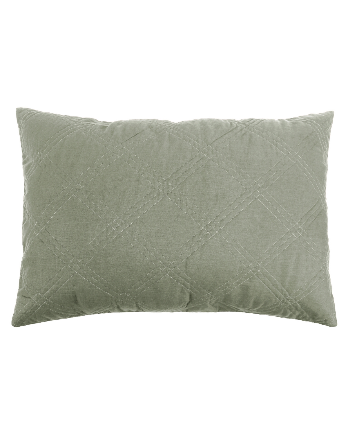 Click here for Levtex Washed Linen Quilted Sham  Standard - Sage... prices
