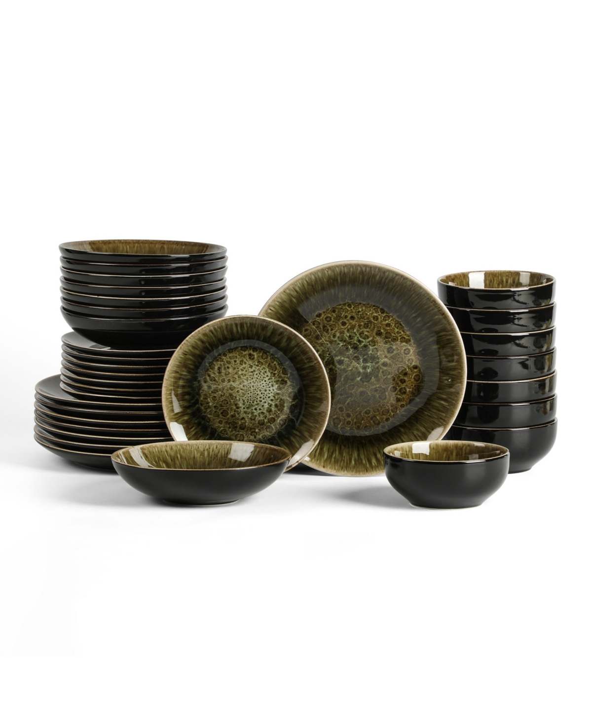 Click here for Stone Lain Riley 32-Piece Dinnerware Set  Service... prices