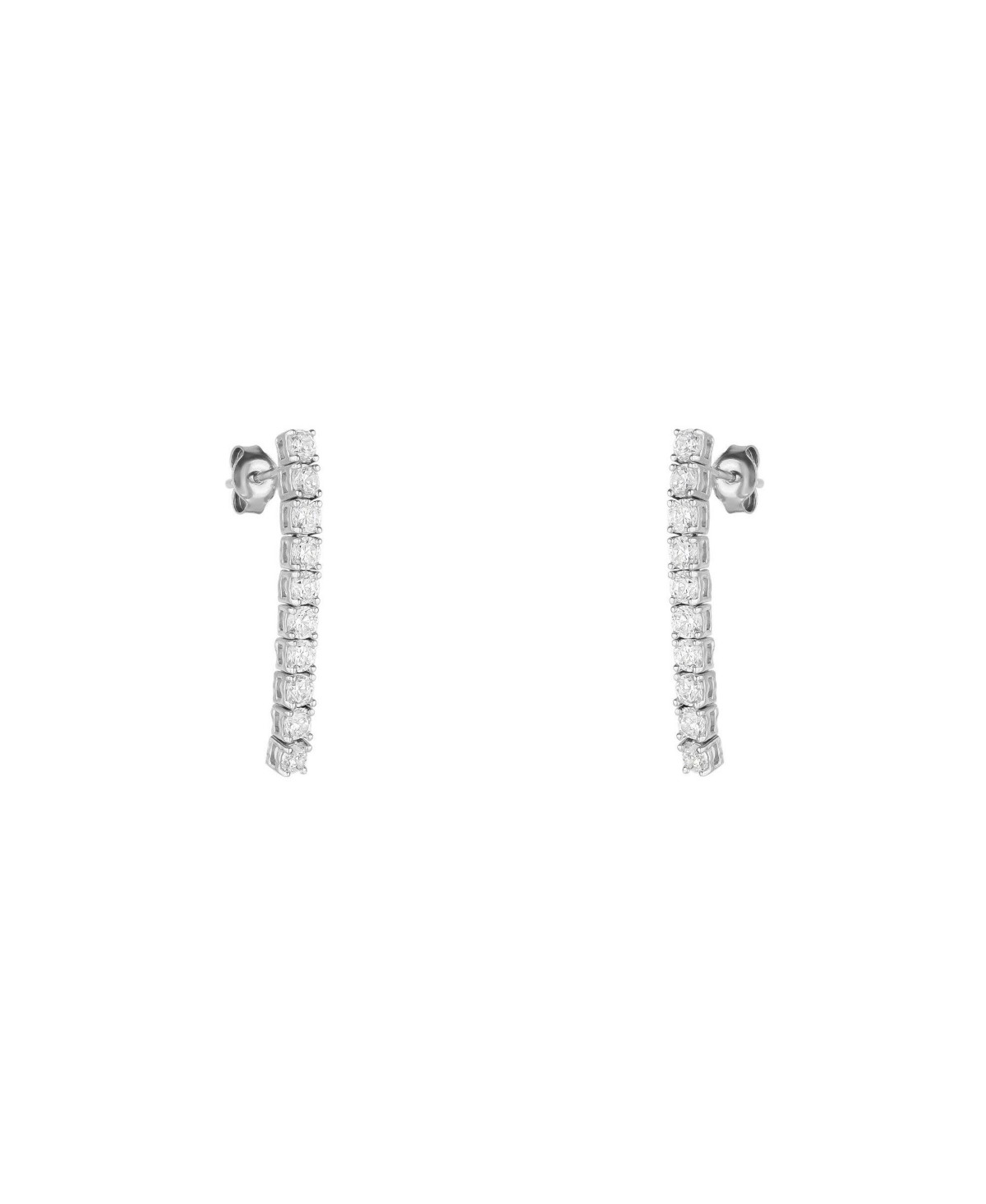 Click here for Spero London Sterling Silver Long Tennis Earring P... prices