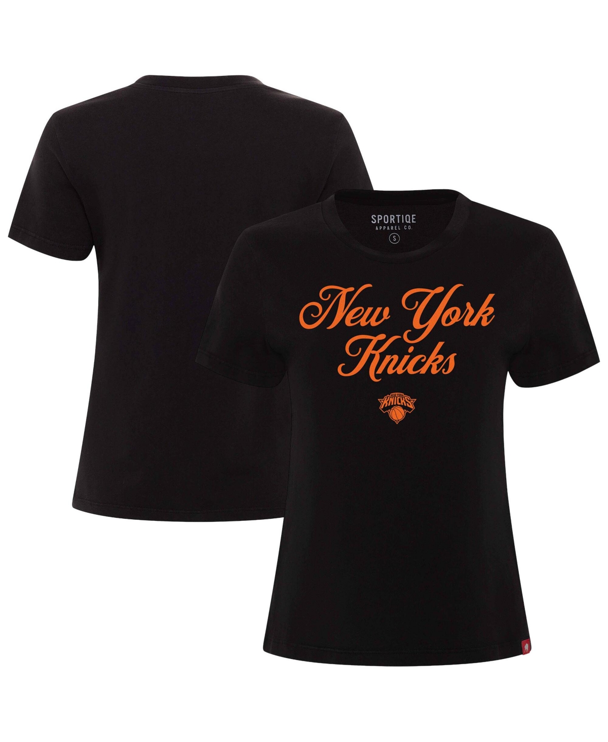 Click here for Sportiqe Womens Black New York Knicks Arcadia T-Sh... prices