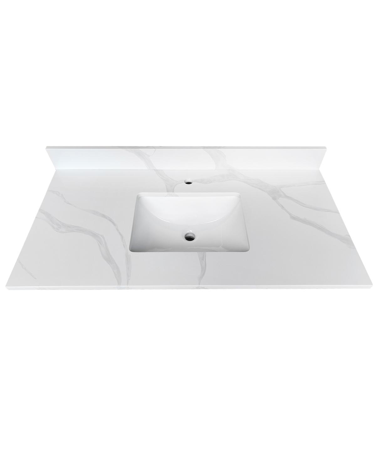 Click here for Sillysis Quartz Bathroom Vanity Top with Undermoun... prices