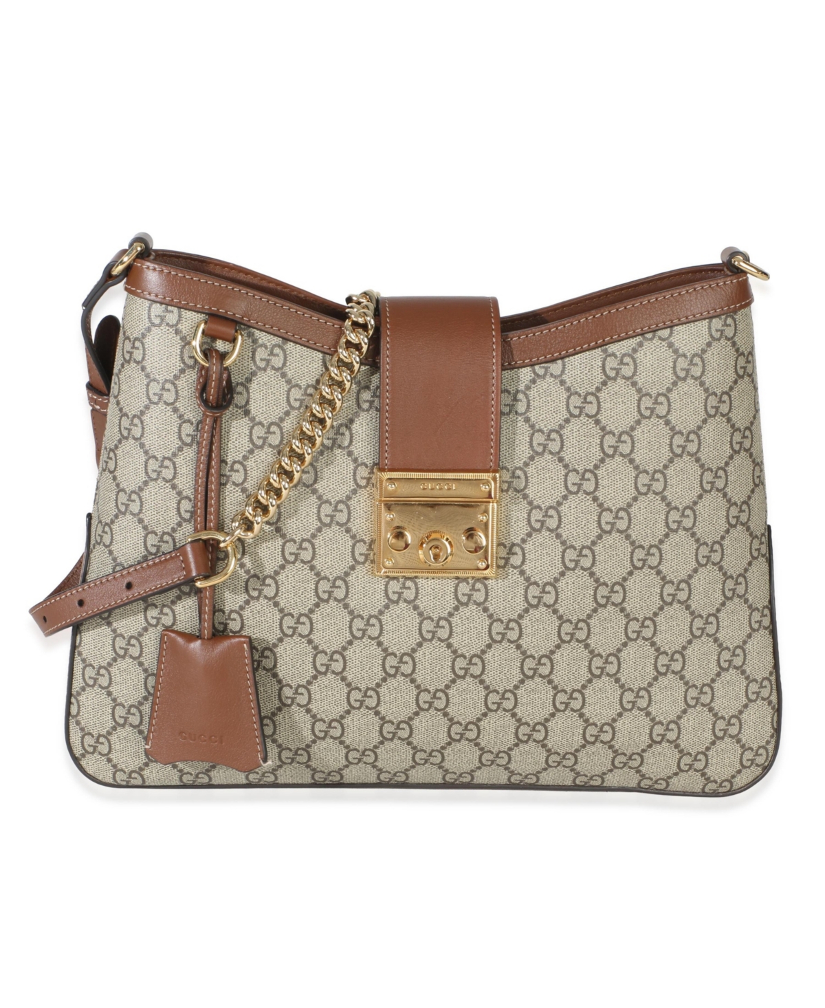Click here for Pre-Owned Gucci Beige Ebony Gg Supreme Monogram Ca... prices