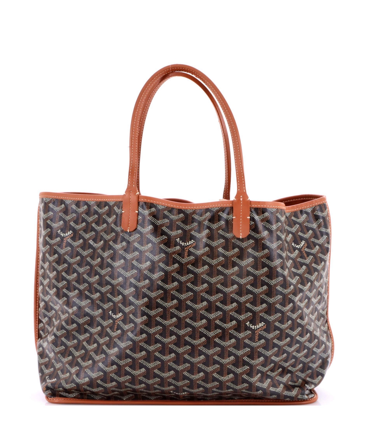Click here for Pre-Owned Goyard Pm Anjou Reversible Tote Coated C... prices