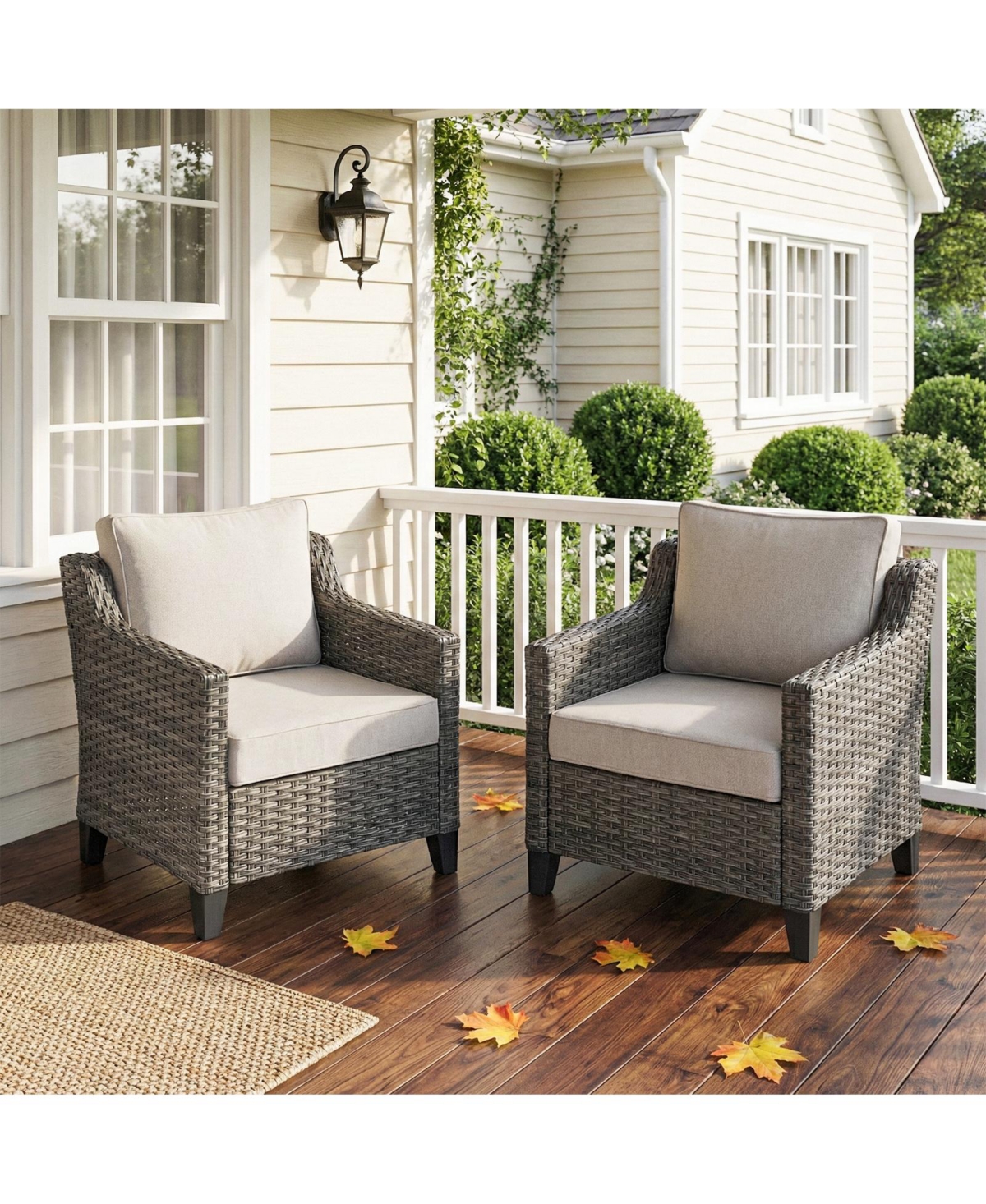 Click here for Pocassy 2 Pieces Patio Furniture Set  Outdoor Wick... prices