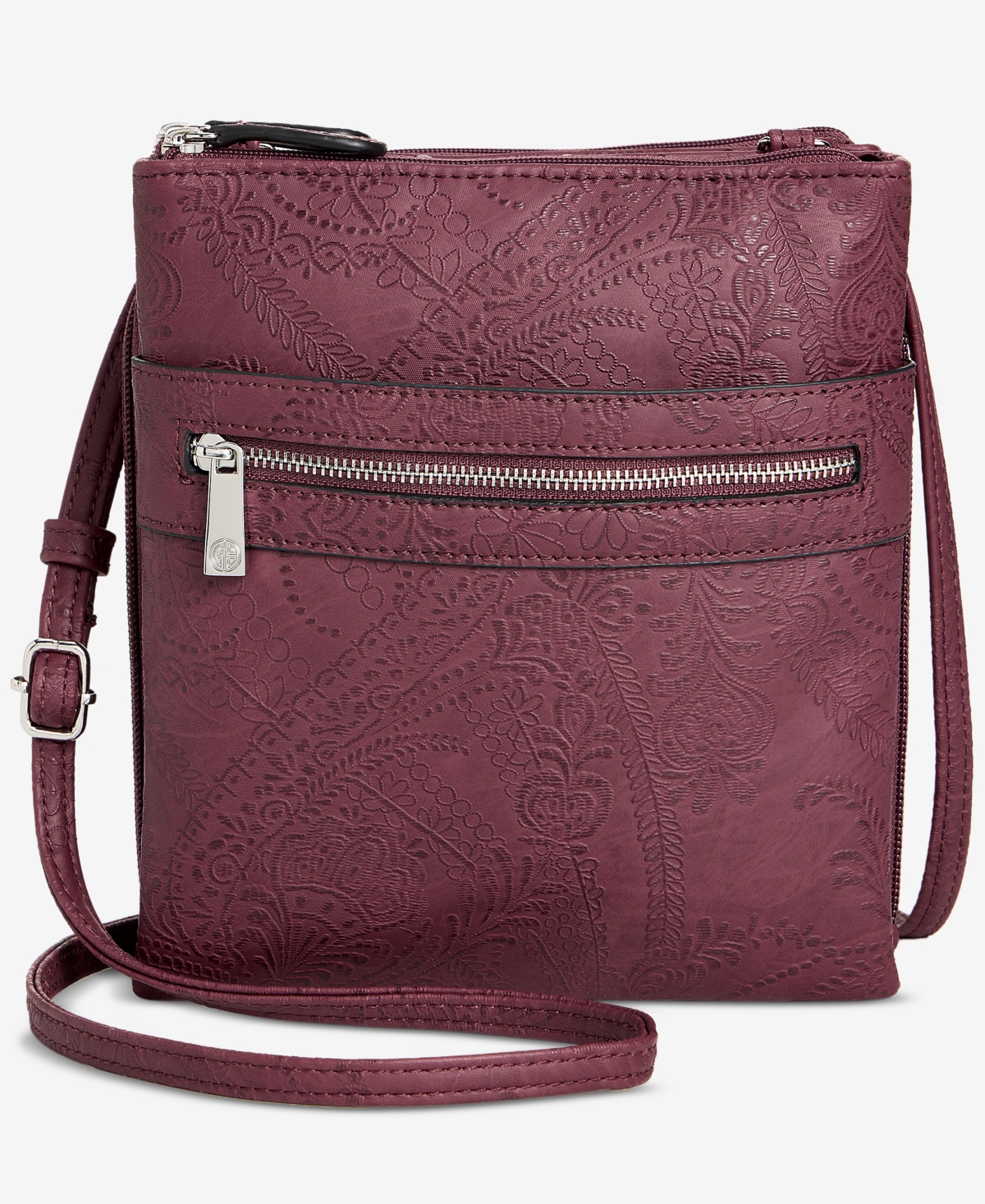Click here for Giani Bernini Paisley Dasher Crossbody - Bordeaux prices