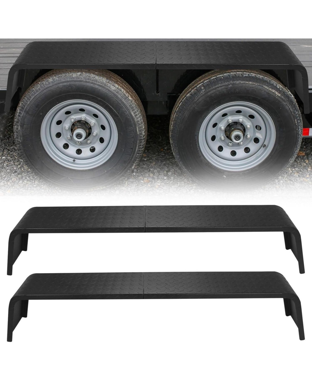 Click here for gaomon 2 Pack Detachable Tandem Axle Trailer Fende... prices