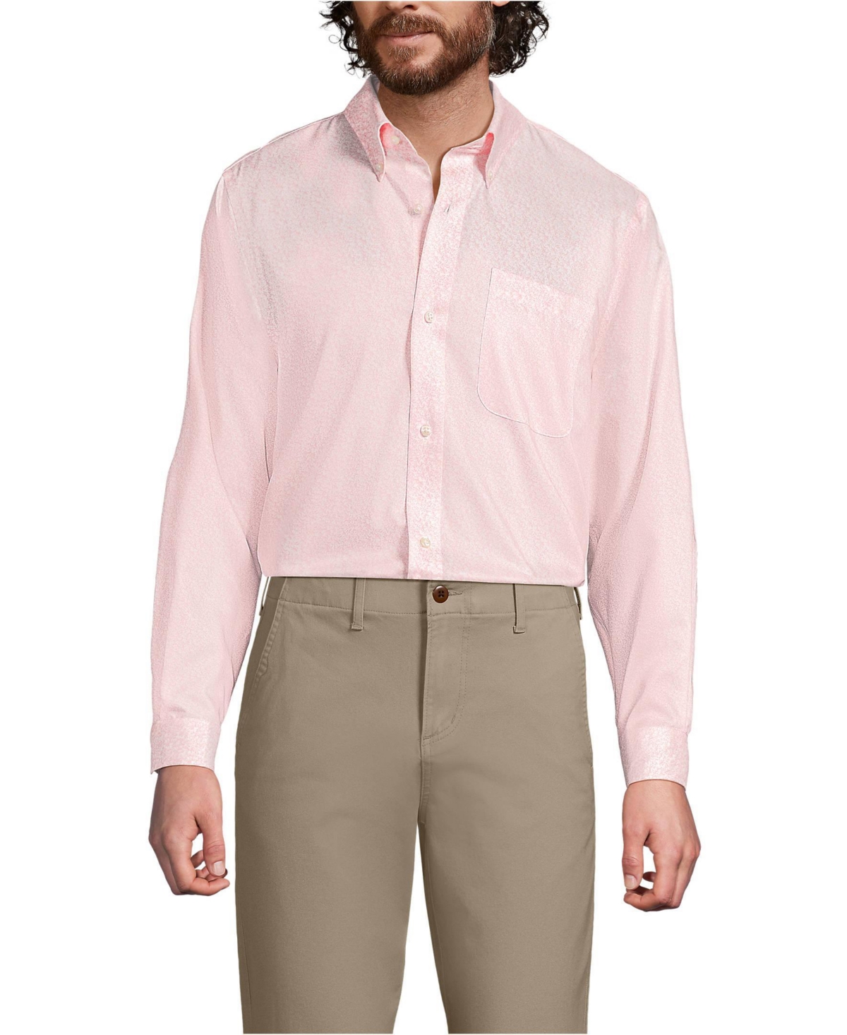 Click here for Lands End Mens Traditional Fit Solid No Iron Supim... prices