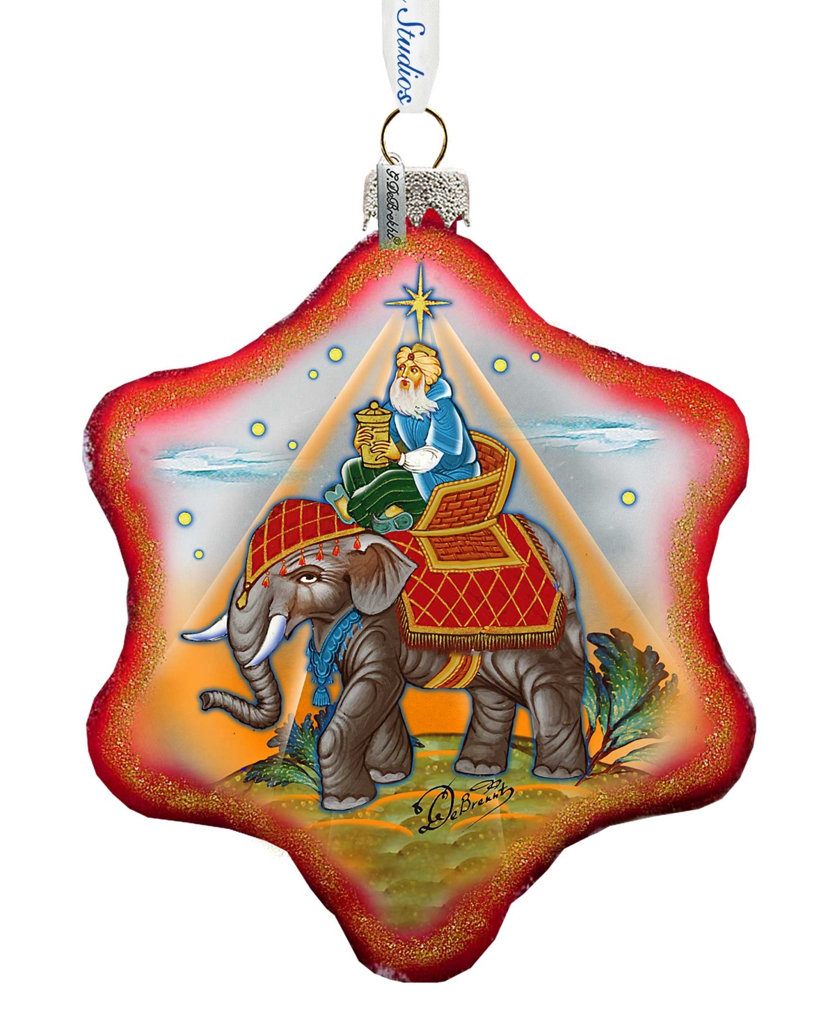 Click here for G.DeBrekht Miracle Nativity Snowflake Ornament - M... prices