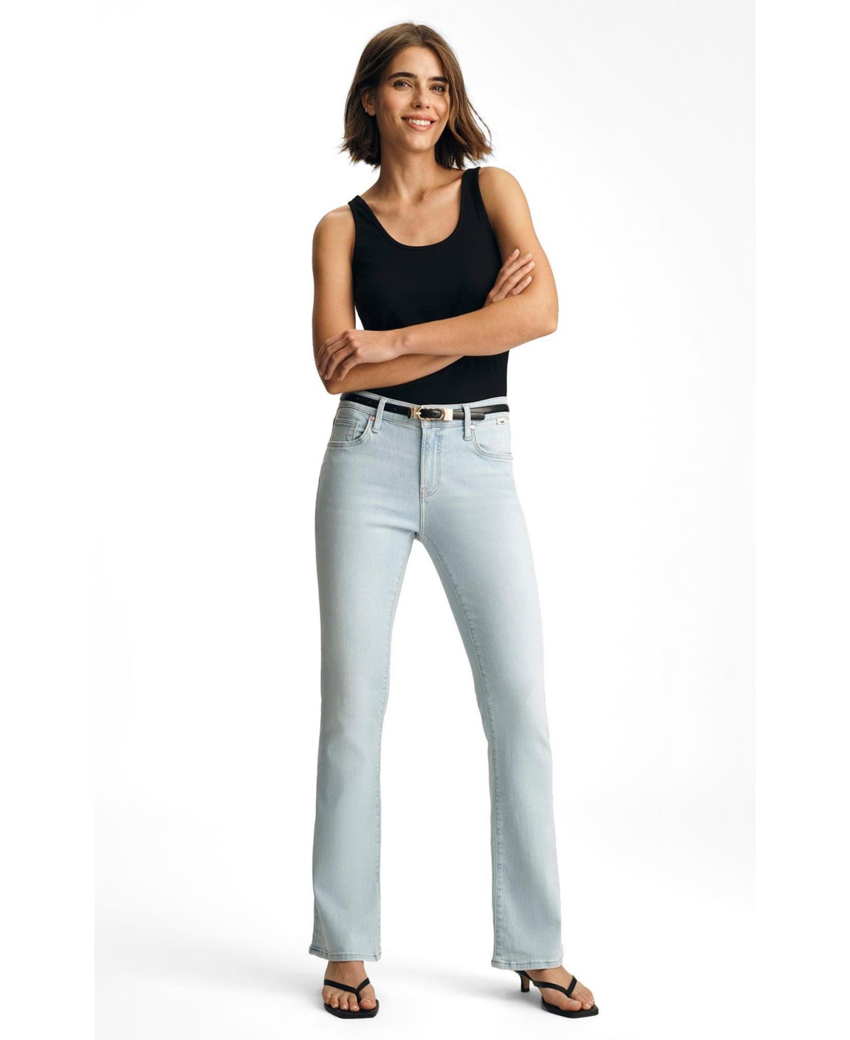 Click here for Mavi Jeans Womens Molly Mid Rise Bootcut Jeans - B... prices