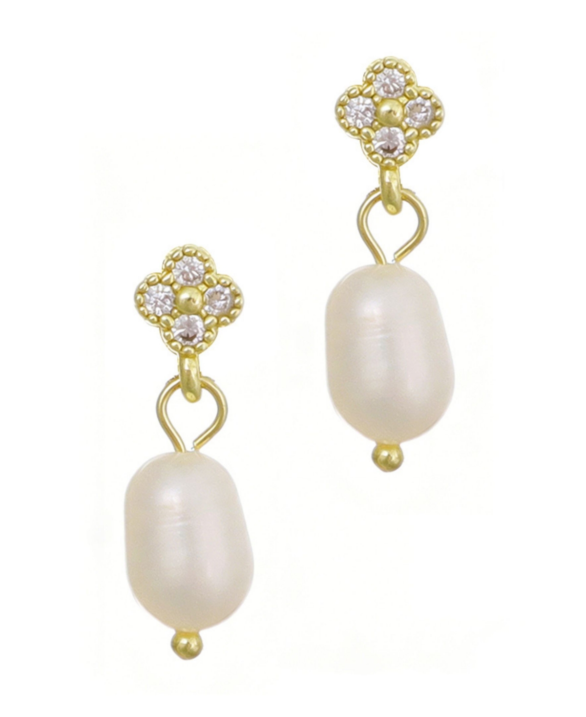 Click here for Adornia Gold Natural Freshwater Imitation Pearl Cu... prices