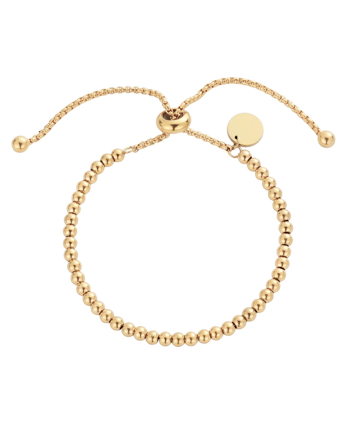 Click here for Adornia Tarnish Resistant Gold Beaded Bolo Bracele... prices