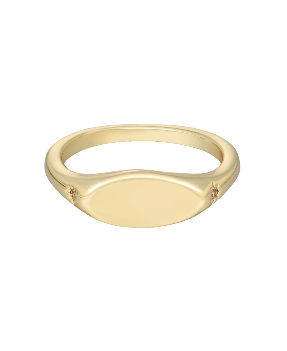 Click here for Adornia Gold Cubic Zirconia Marquis Pinky Ring - G... prices