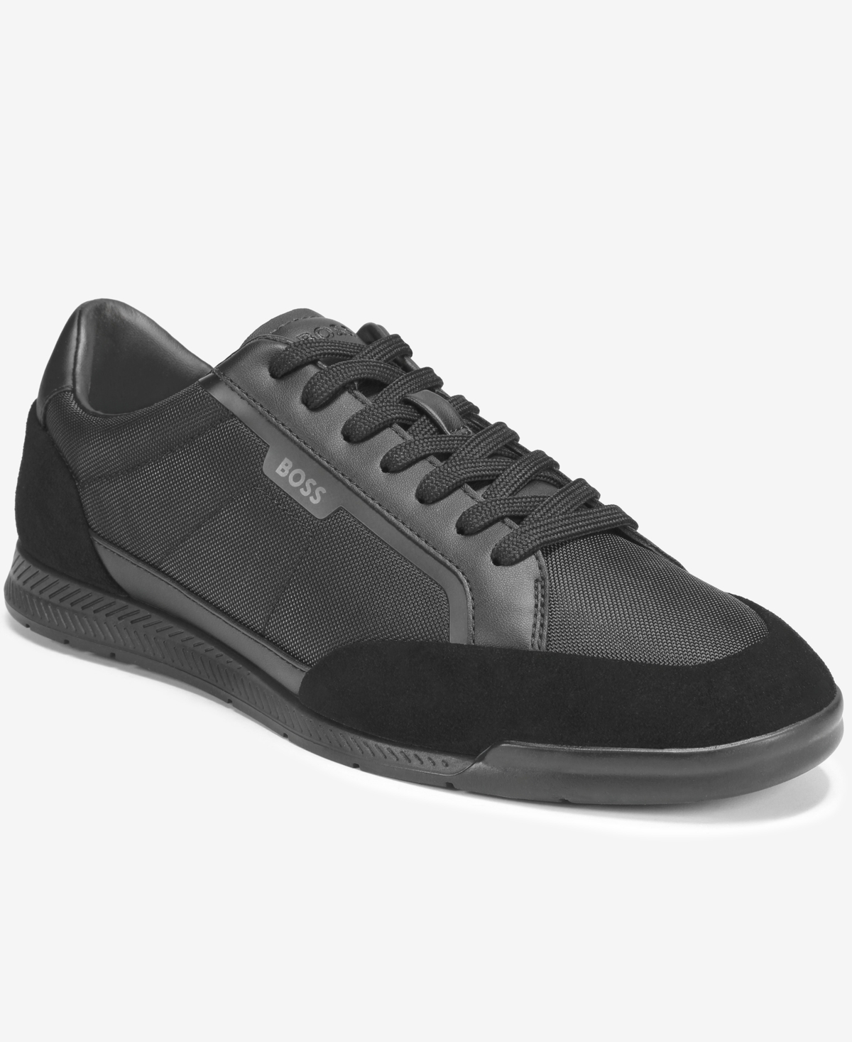 Click here for Boss by Hugo Boss Mens Nitan Low Top Sneakers - bl... prices