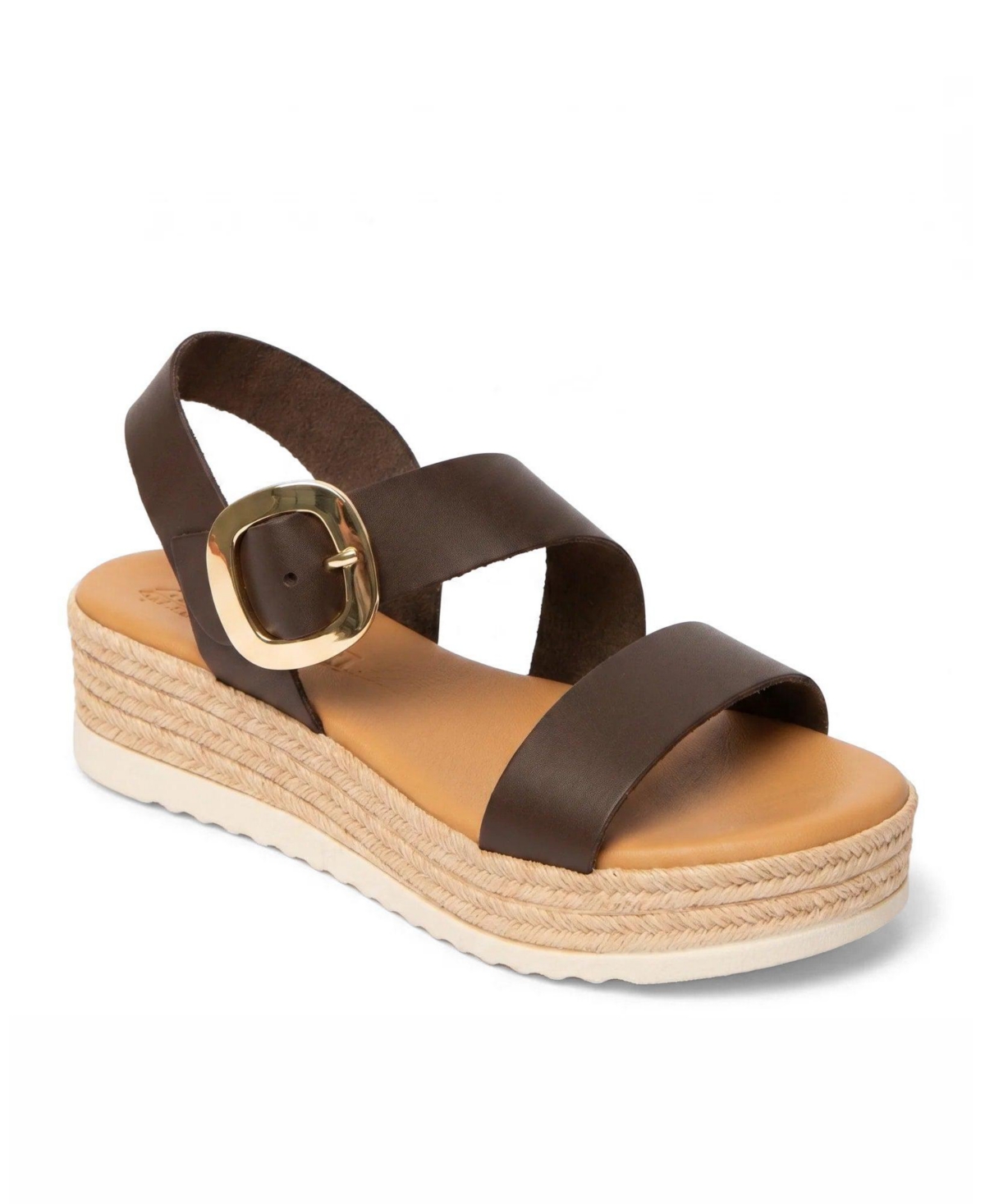 Click here for Menina Step Womens Liena Flat Sandal - Chocolate prices