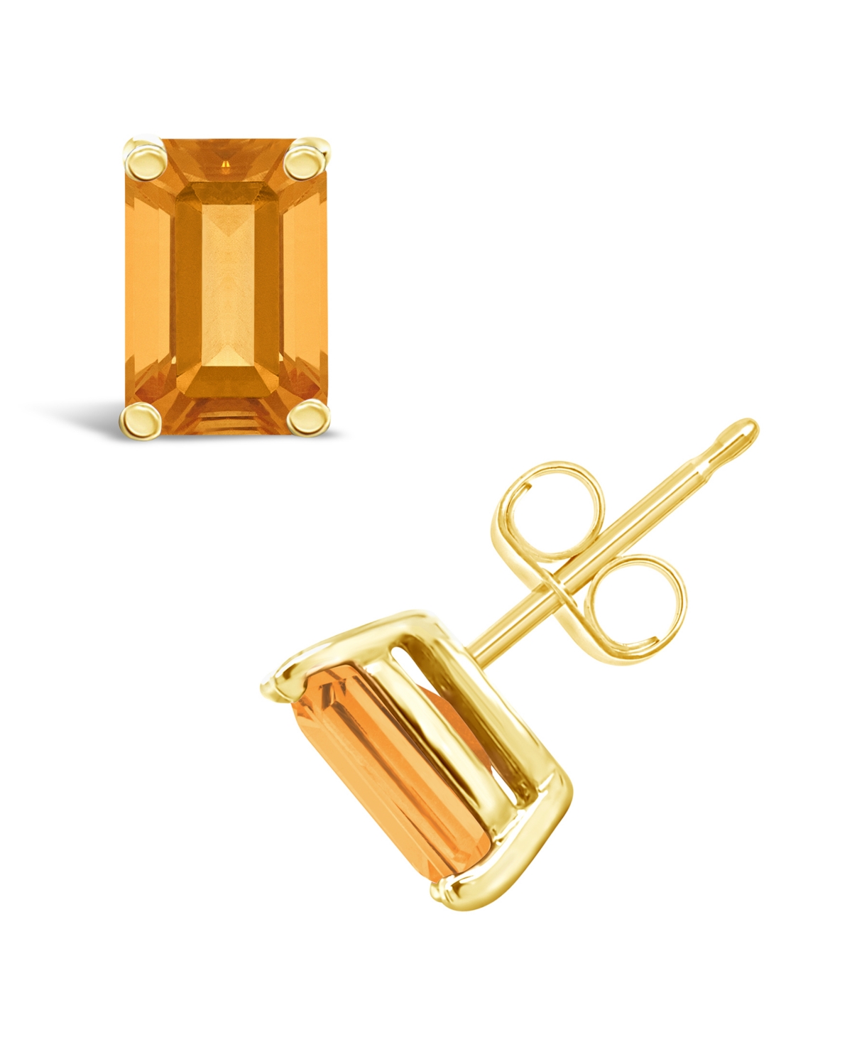 Click here for Citrine (1-1/10 ct. t.w.) Stud Earrings in 14K Yel... prices