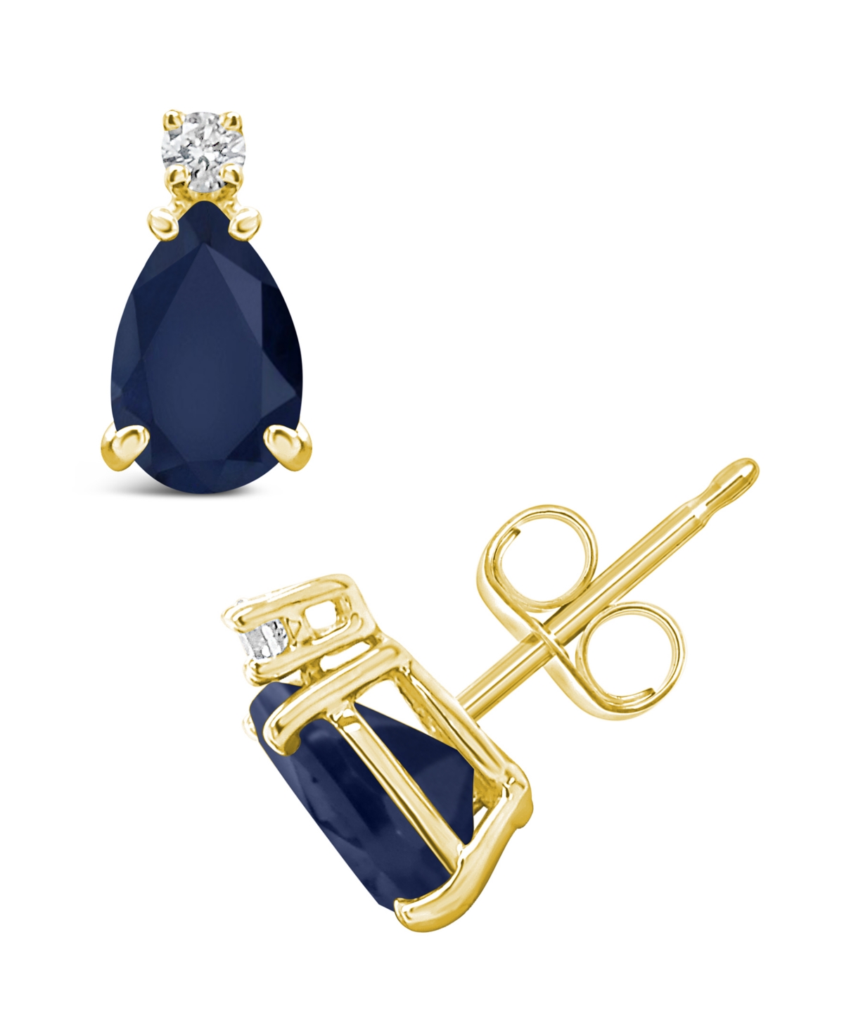 Click here for Sapphire (1-7/8 ct. t.w.) & Diamond Accent Stud Ea... prices