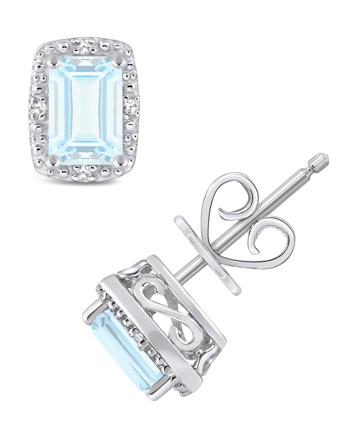 Click here for Diamond Accent & Opal (3/4 ct. t.w.) Stud Earrings... prices