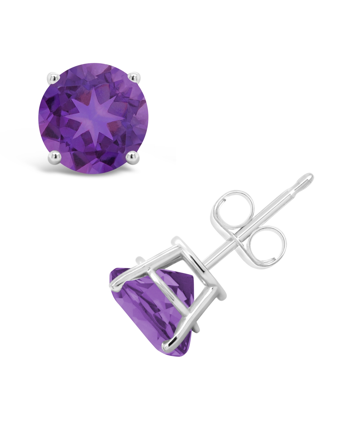 Click here for Blue Topaz (3-1/10 ct. t.w.) Stud Earrings in Ster... prices