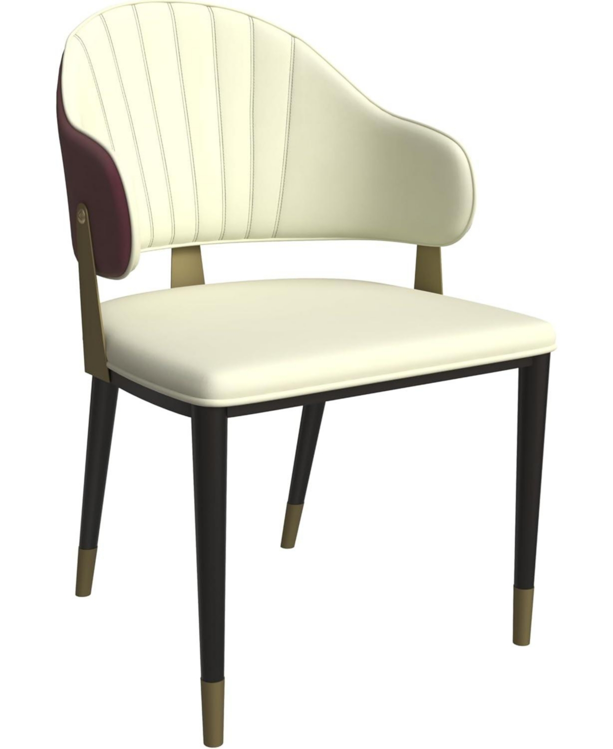 Click here for LeisureMod Aria Modern Dining Chair with Metal Leg... prices