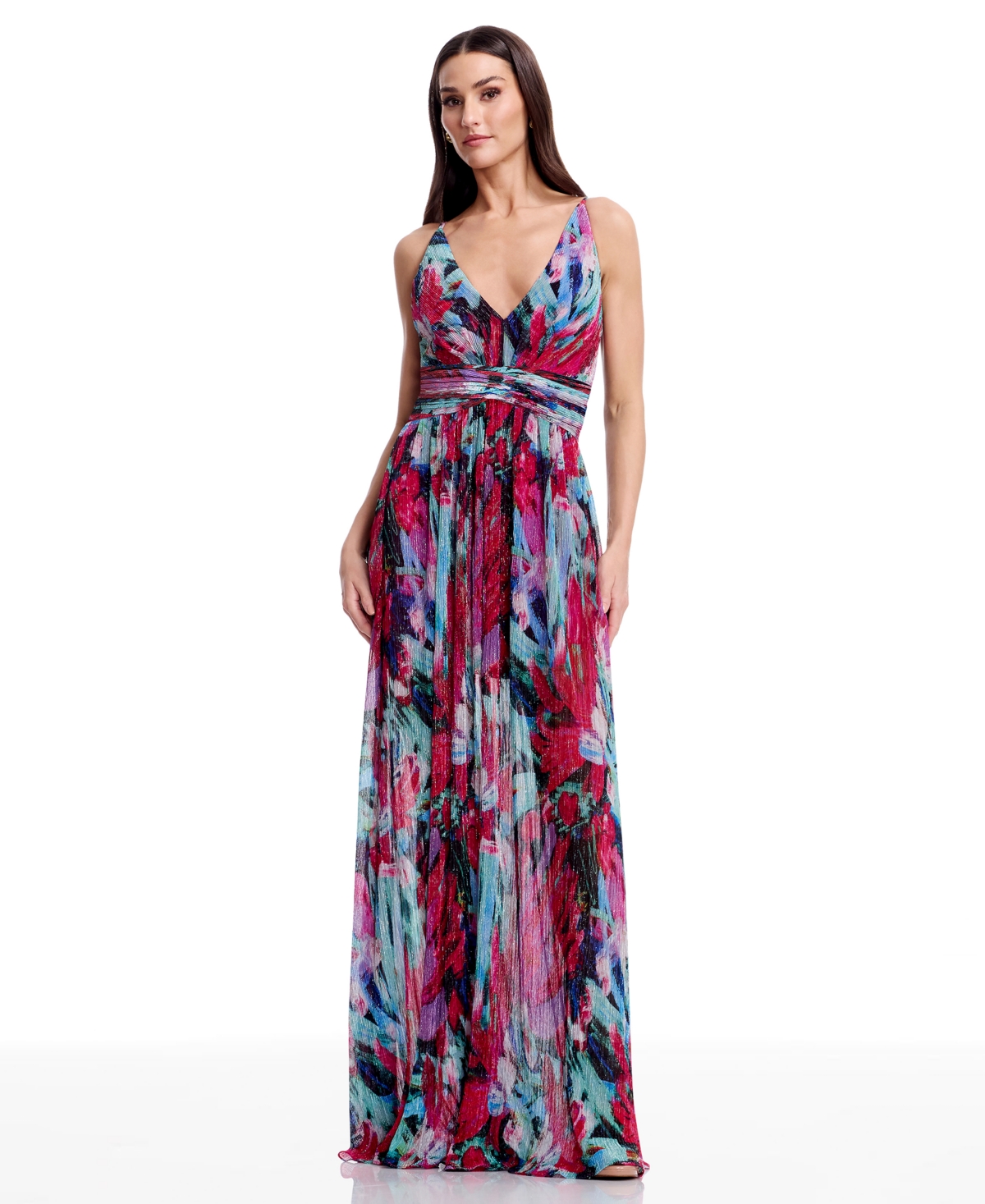 Click here for Dress the Population Womens Twist-Front Fit and Fl... prices
