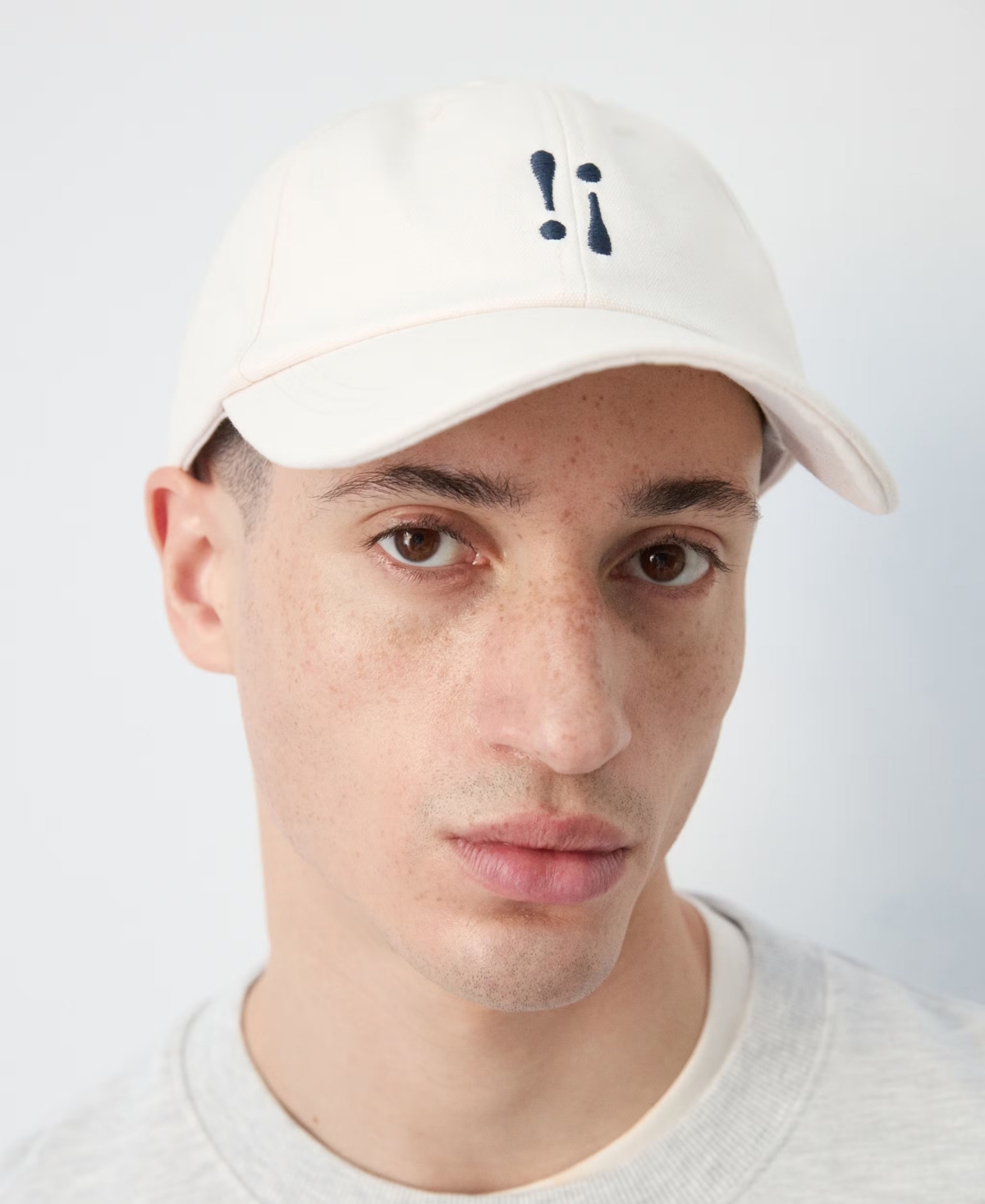 Click here for Mango Mens Embroidered Cotton Cap - Off White prices
