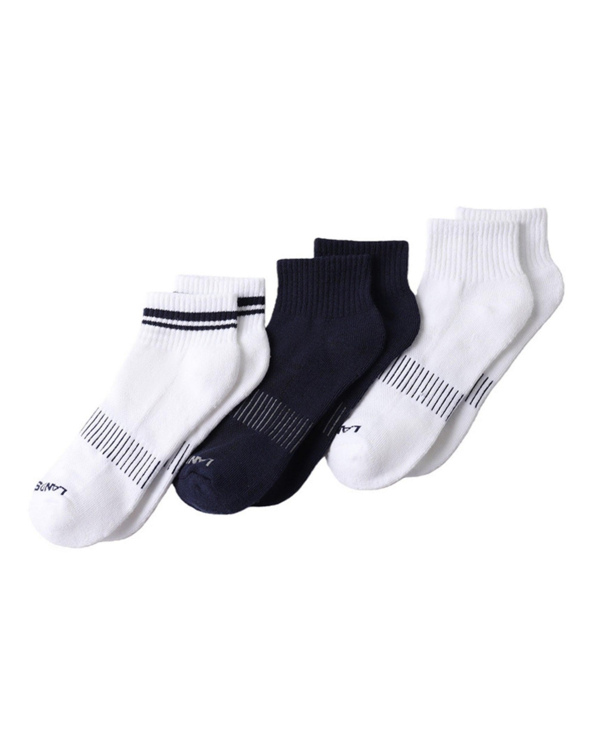Click here for Lands End Mens Men s 3-Pack Half Cushion Sport Qua... prices