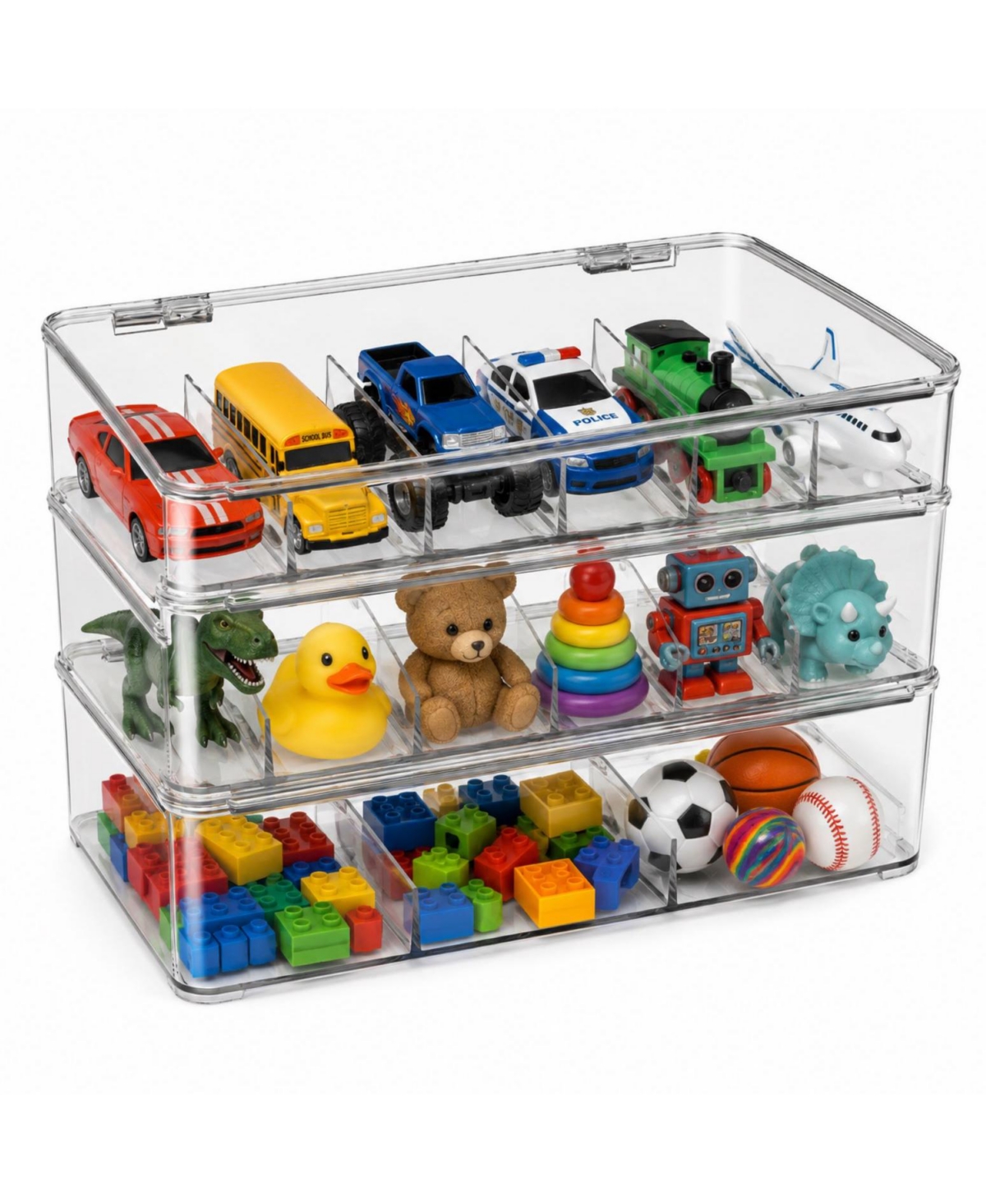 Click here for Sorbus Stackable Storage Case with Hinged Lid - fo... prices