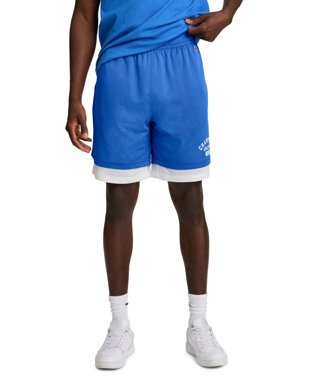 Click here for Champion Mens Double Layer Athletics Graphic Short... prices
