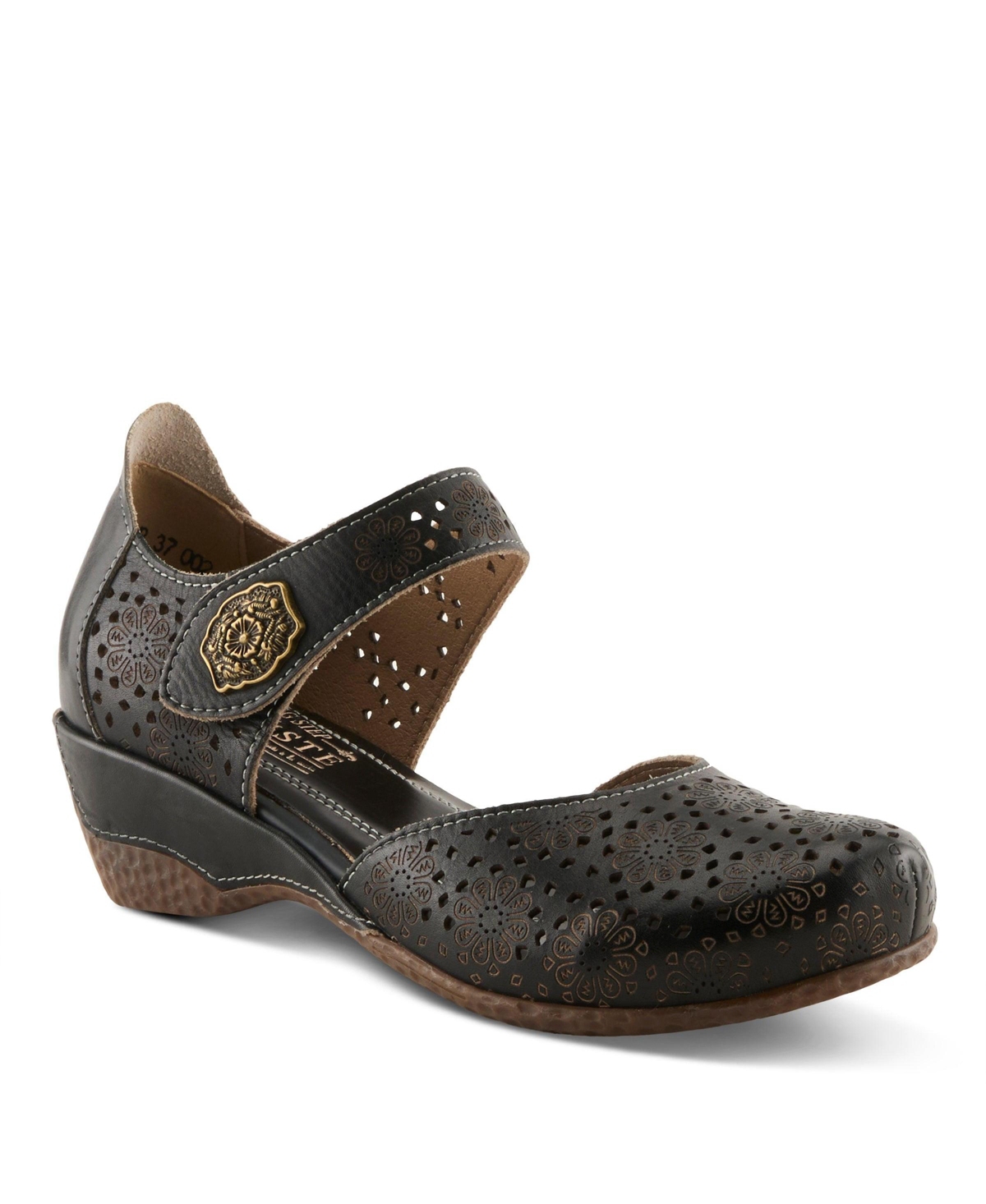 Click here for LArtiste Womens Americana Wedge Mary Jane with Buc... prices