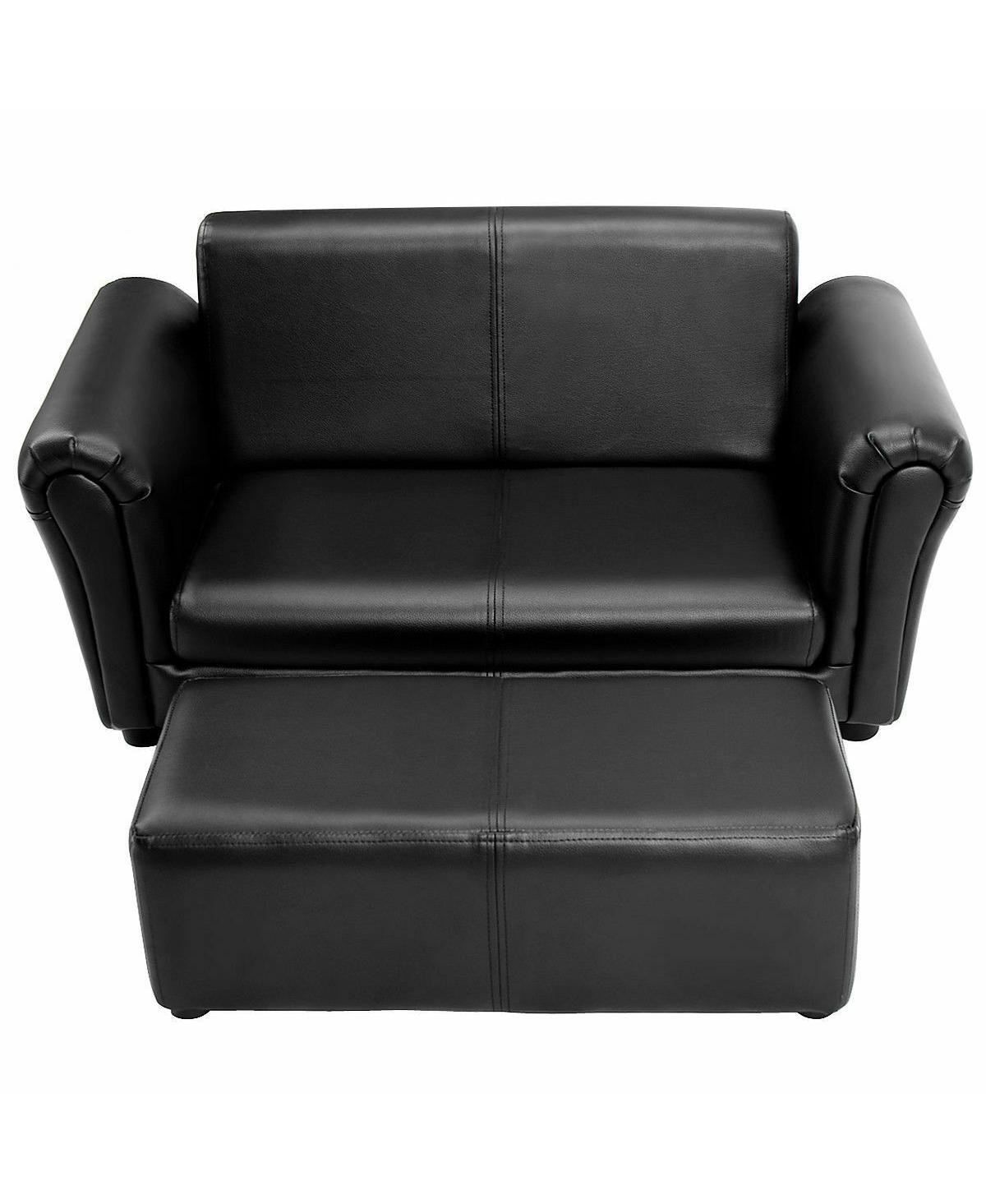 Click here for Gouun Kids 2-Seat Couch with Matching Ottoman for... prices