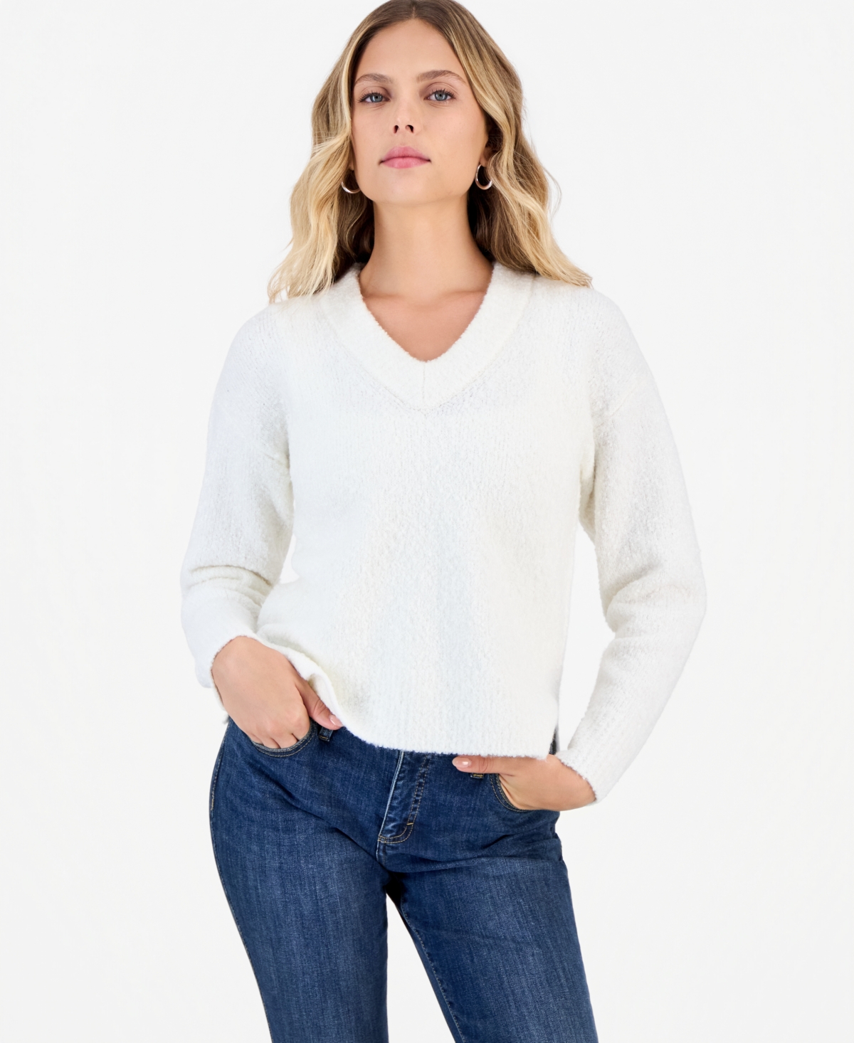 Click here for I.n.c. International Concepts Petite Boucle V-Neck... prices