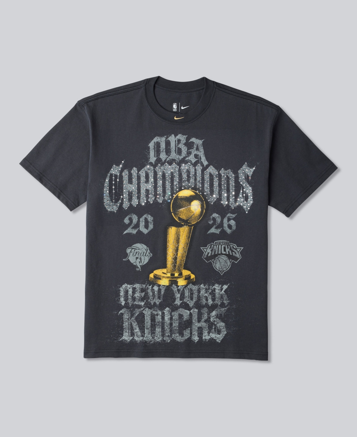 Click here for Nike Mens Gray New York Knicks 2026 Nba Champions... prices