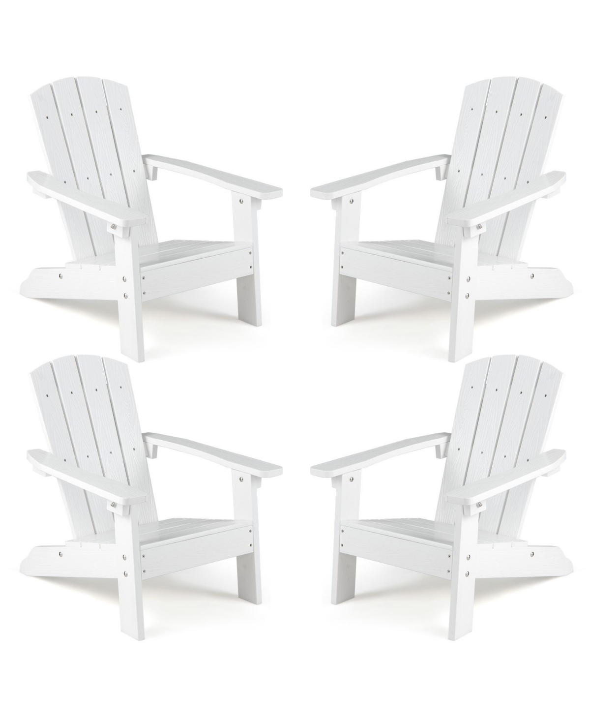 Click here for Gymax 4 Piece Kids Adirondack Chair All-Weather Hi... prices
