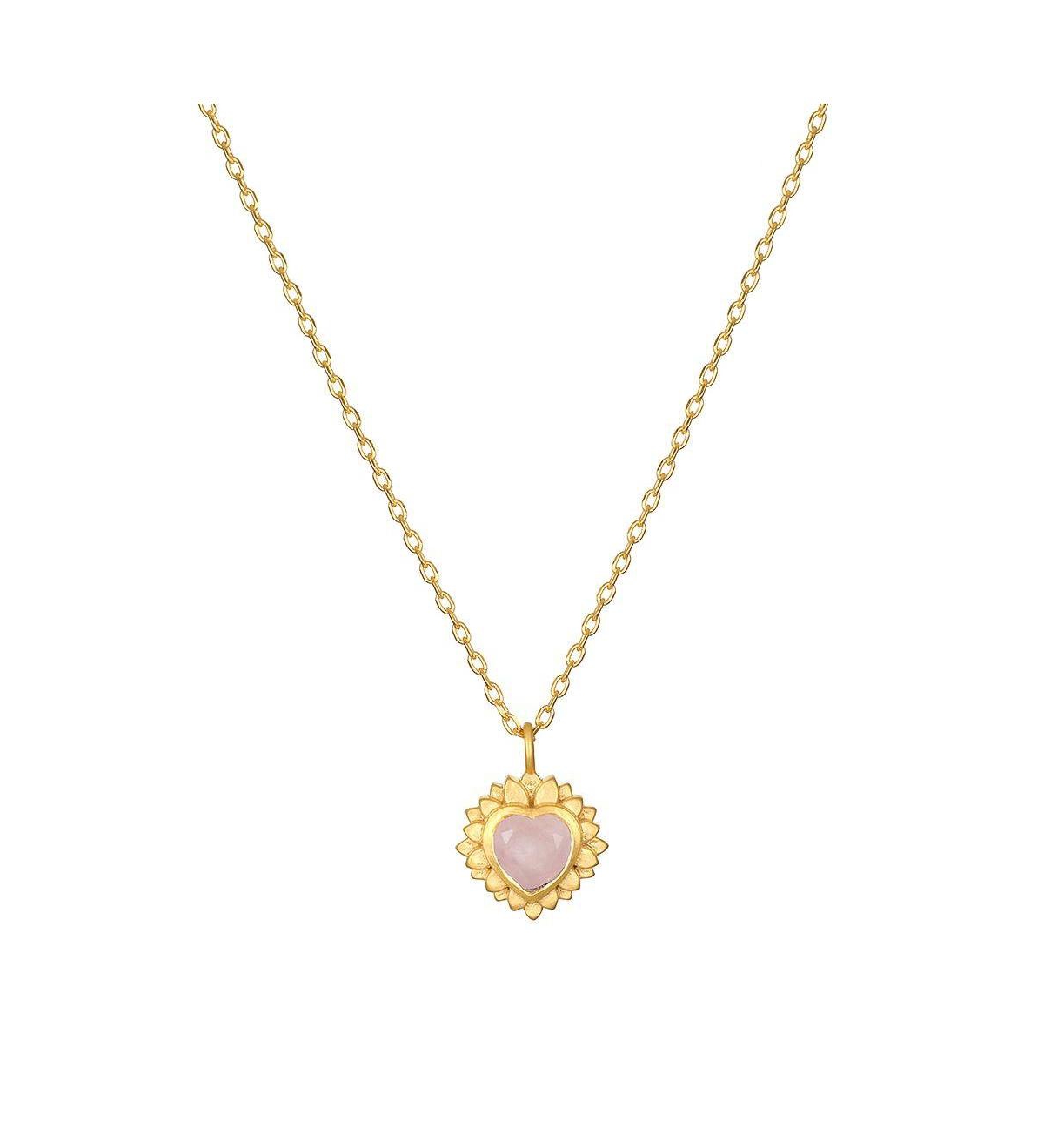 Click here for Satya Jewelry Journey to Love Quartz Lotus Heart N... prices
