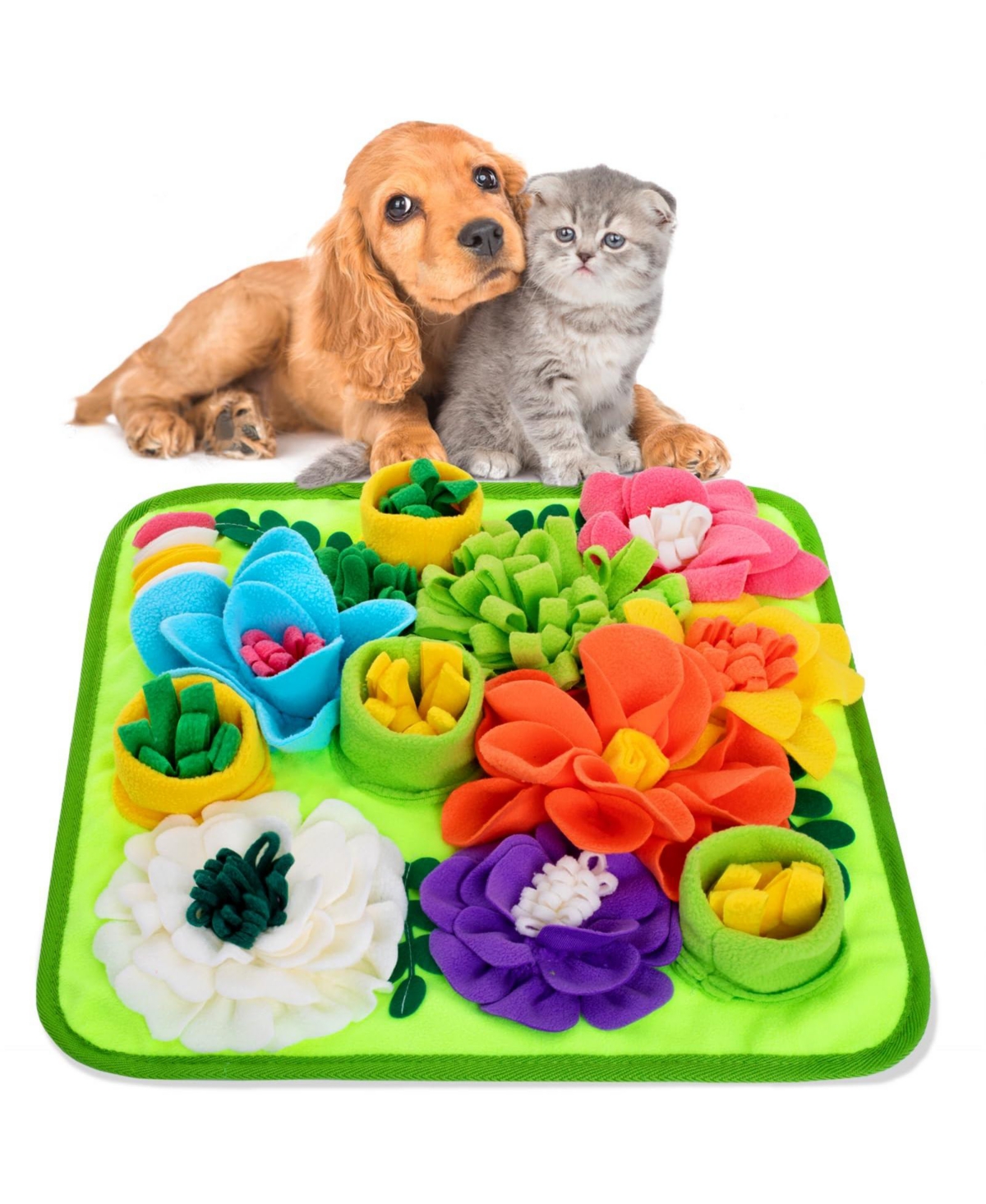 Click here for Aronkl Slow Feeding Sniff Mat For Dogs Cats Rabbit... prices