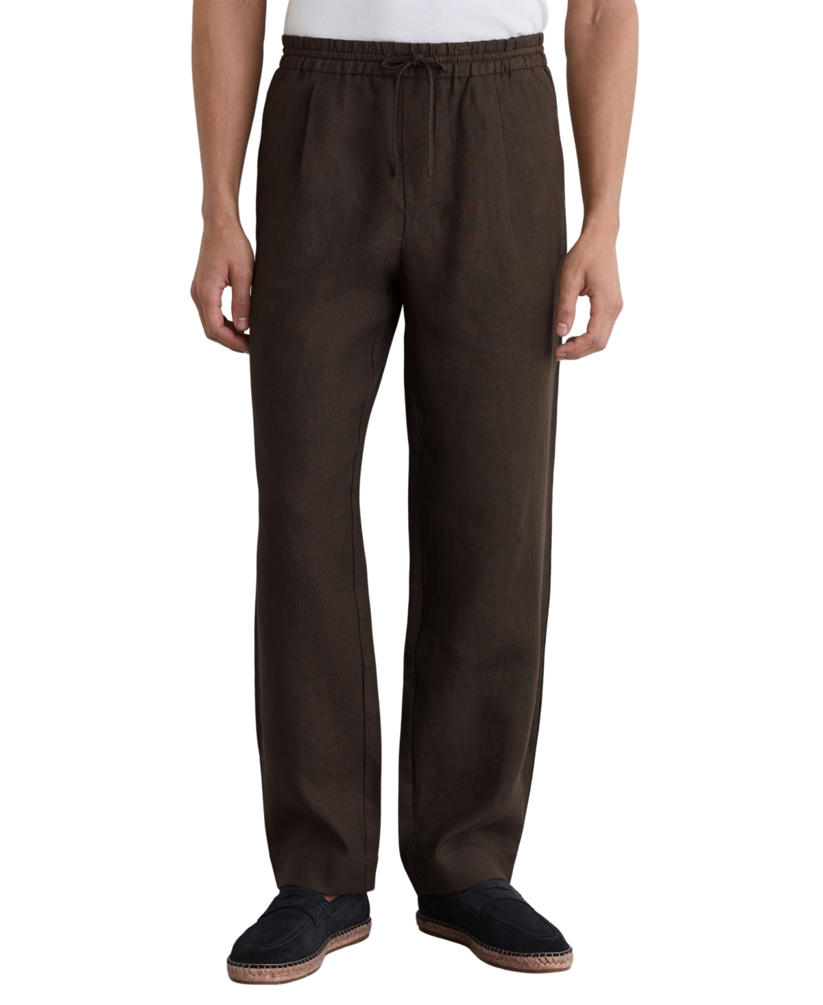 Click here for Reiss Mens Barges Relaxed Linen Drawstring Pants -... prices
